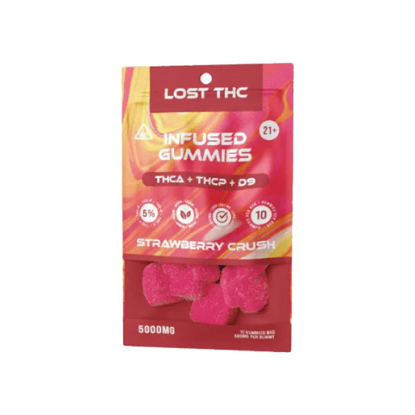 LOST THC INFUSED GUMMIES THCA THCP D9 5000MG 10PC – The Big Vape Theory