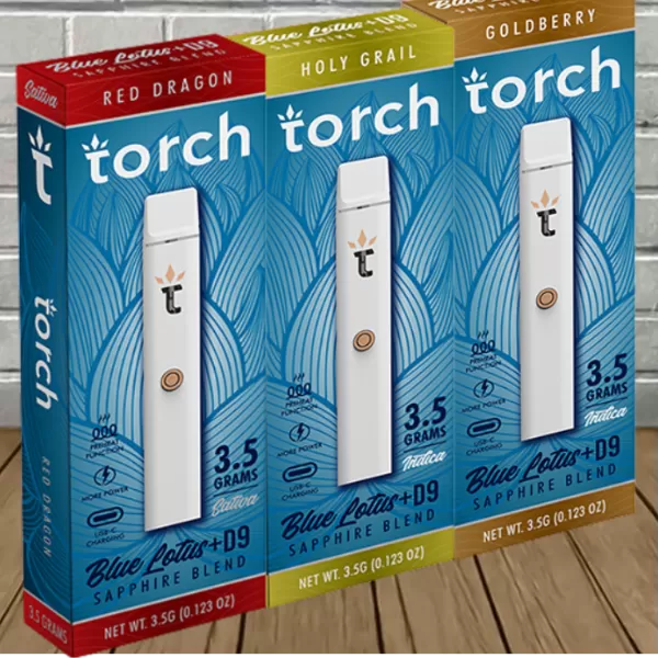 Torch Blue Lotus + D9 Sapphire Blend Disposable 3.5g – The Big Vape Theory