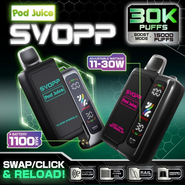 Pod Juice SVOPP 30K Disposable Flavor Pod 5% – The Big Vape Theory